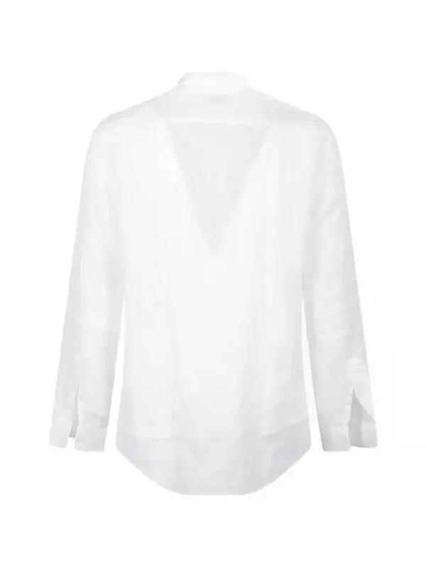 Altea Mandarin-collar Shirt - White