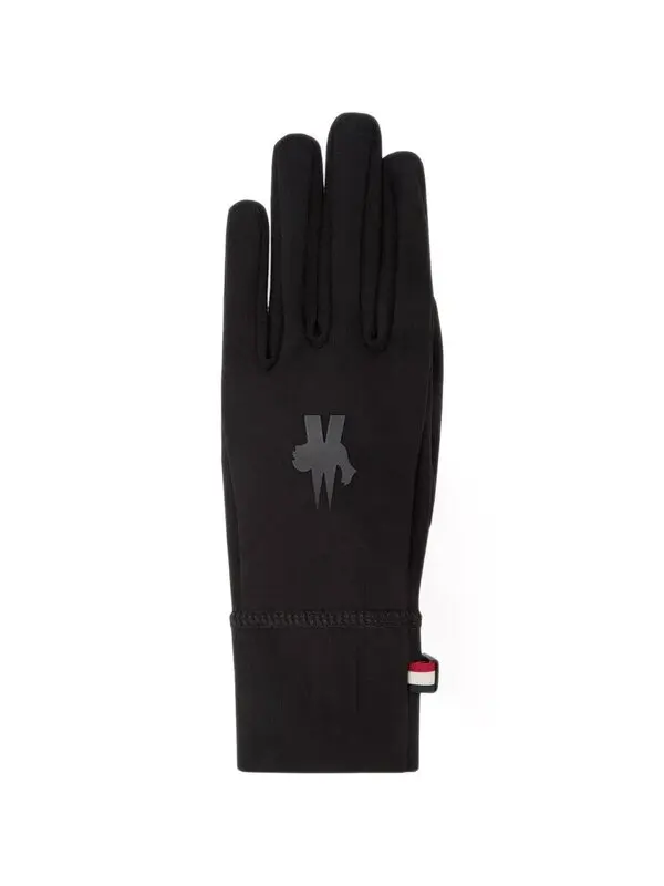 Moncler Logo-detail Gloves - Black