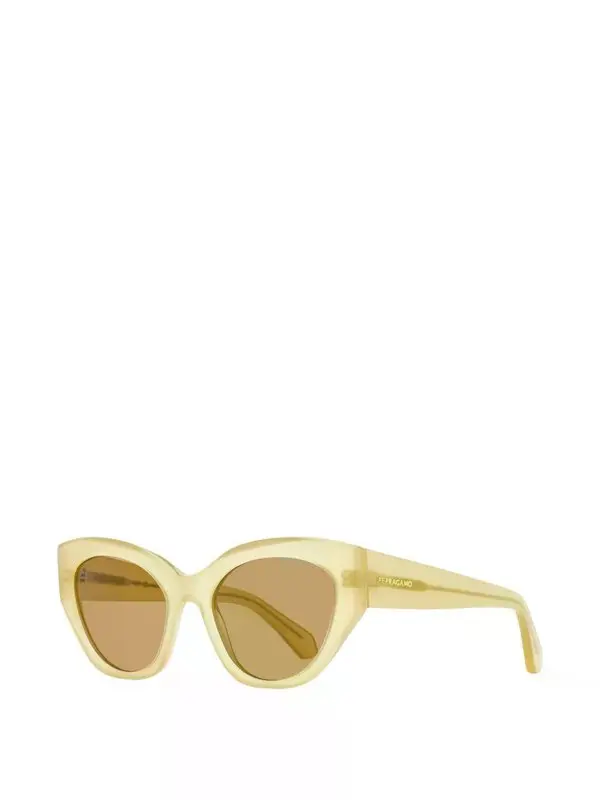 FERRAGAMO Cat-eye Sunglasses - Yellow