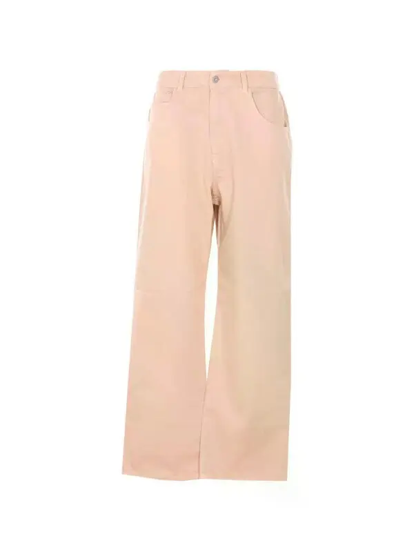 TRUE AVENUE Marta Logo-patch Jeans - Pink