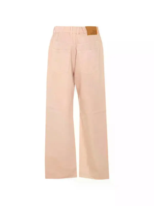 TRUE AVENUE Marta Logo-patch Jeans - Pink