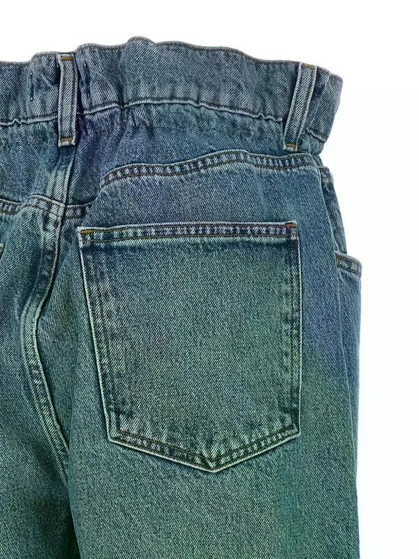 AGOLDE Lyonne Frayed-hem Jeans - Blue