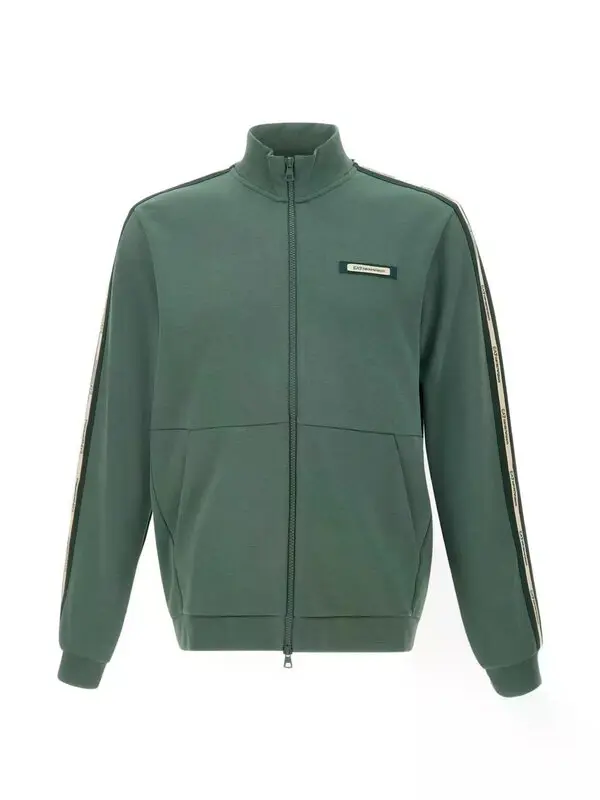 EA7 Logo-detail Sweatshirt - Green