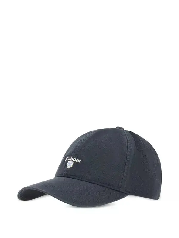 Barbour Logo Canvas Cap - Blue