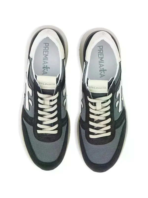 Premiata Mick 8085 Logo Sneakers - Black