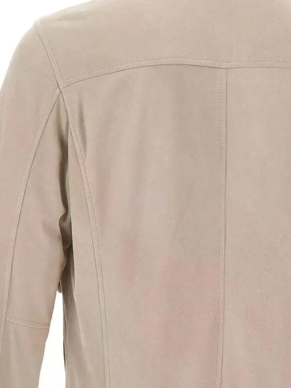 BARBA NAPOLI Vermont High-collar Jacket - Neutrals