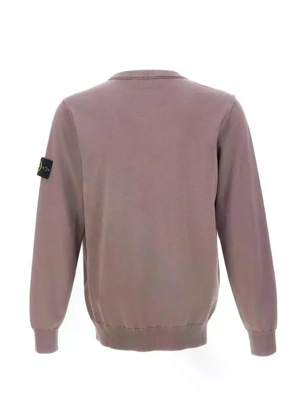 Stone Island Logo Crew-neck Sweatshirt - Pink