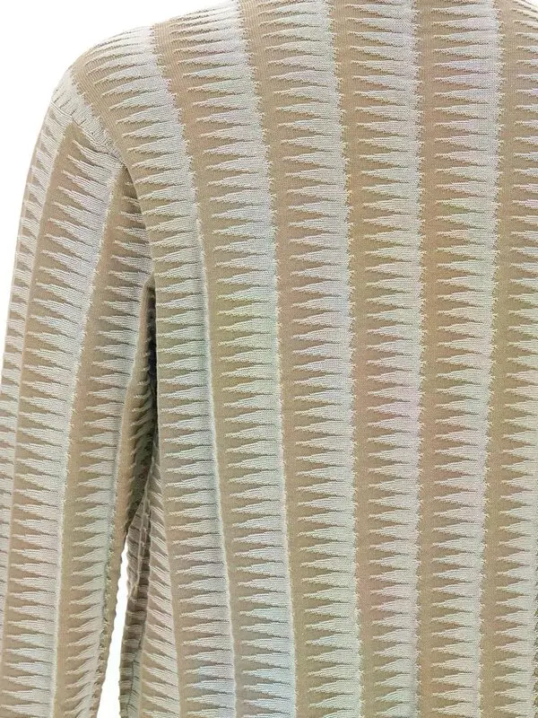 Emporio Armani Jacquard Two-tone Sweater