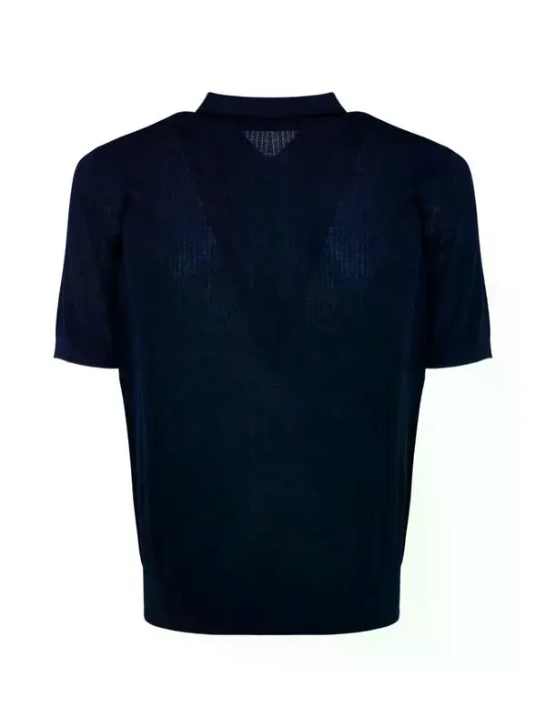 KANGRA Zip Knitted Polo Shirt