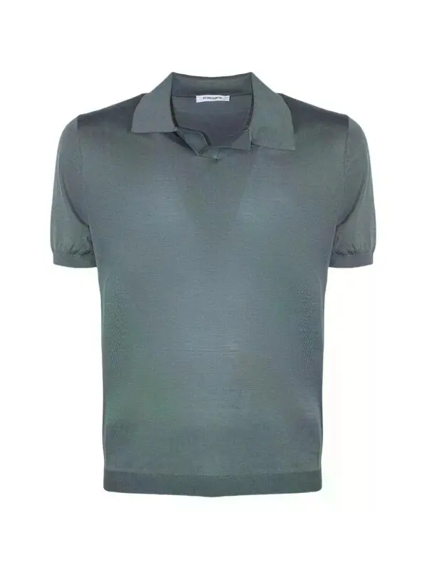 KANGRA Short-sleeve Polo Shirt - Green