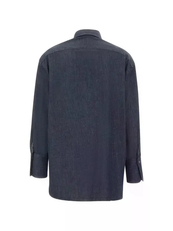ELENA MIRÒ Pointed-collar Cotton Shirt