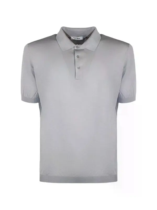 KANGRA Button Polo Shirt - Grey