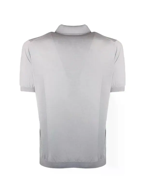 KANGRA Button Polo Shirt - Grey