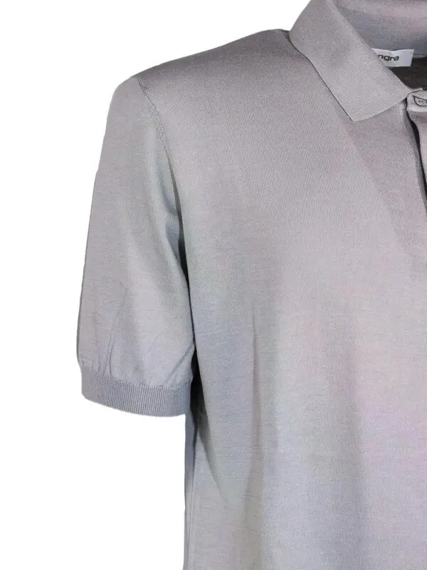 KANGRA Button Polo Shirt - Grey
