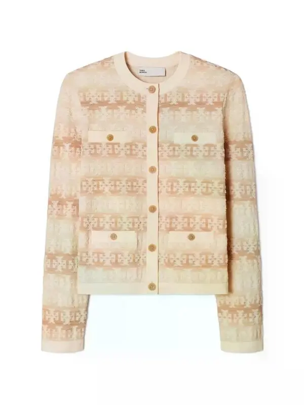 Tory Burch Kendra Cardigan - Neutrals