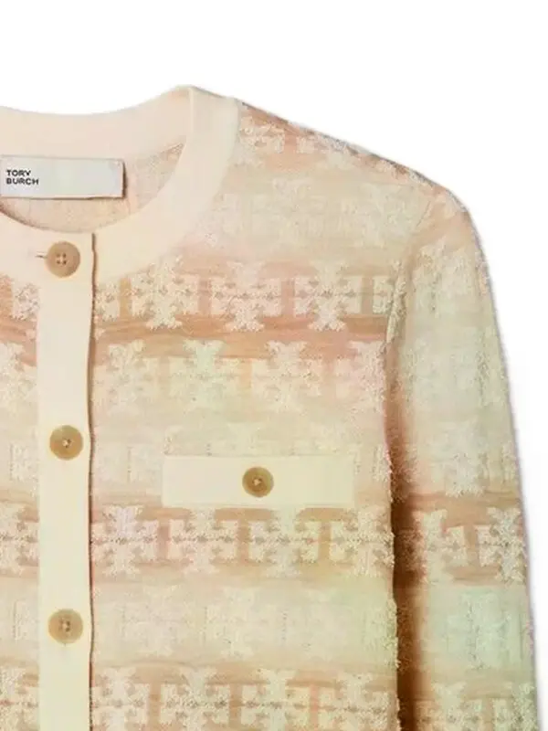 Tory Burch Kendra Cardigan - Neutrals