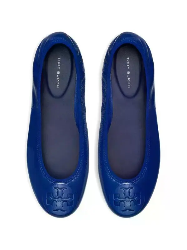 Tory Burch Reva Travel Ballet Flats - Blue