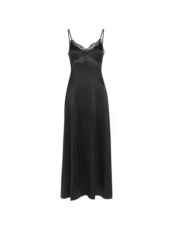 REFORMATION Ericka Lace Maxi Dress - Black