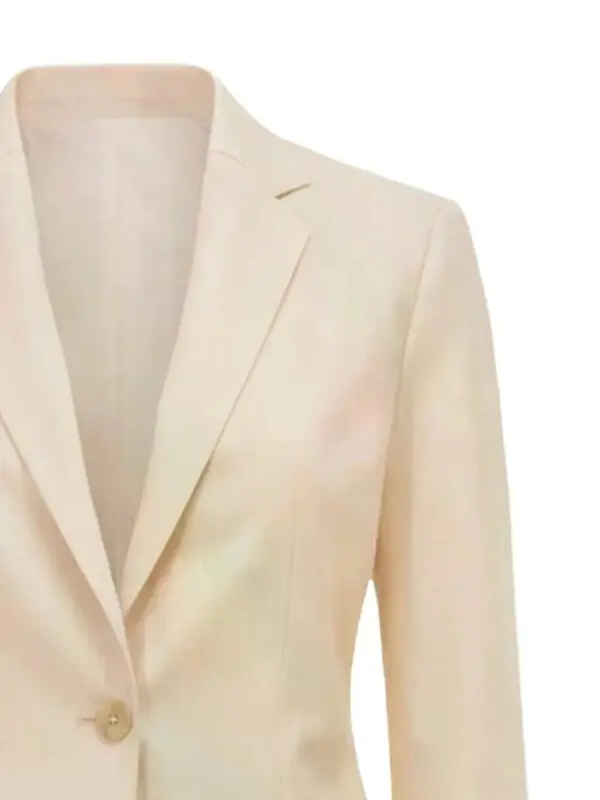 SUSAN BENDER Notched Lapels Single-breasted Blazer