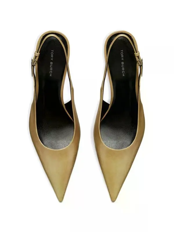 Tory Burch Gigi Slingback Wedge - Neutrals