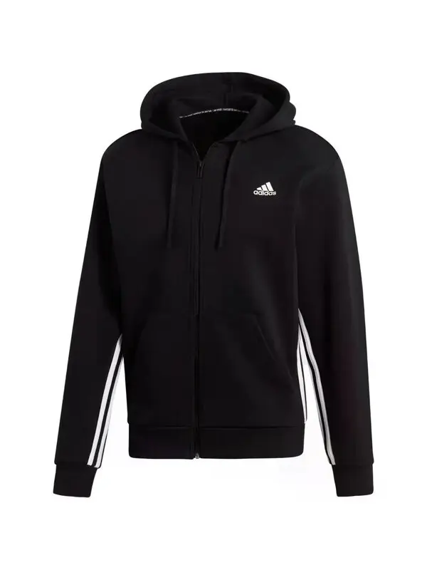 Adidas Three-stripe Zip-up Hoodie