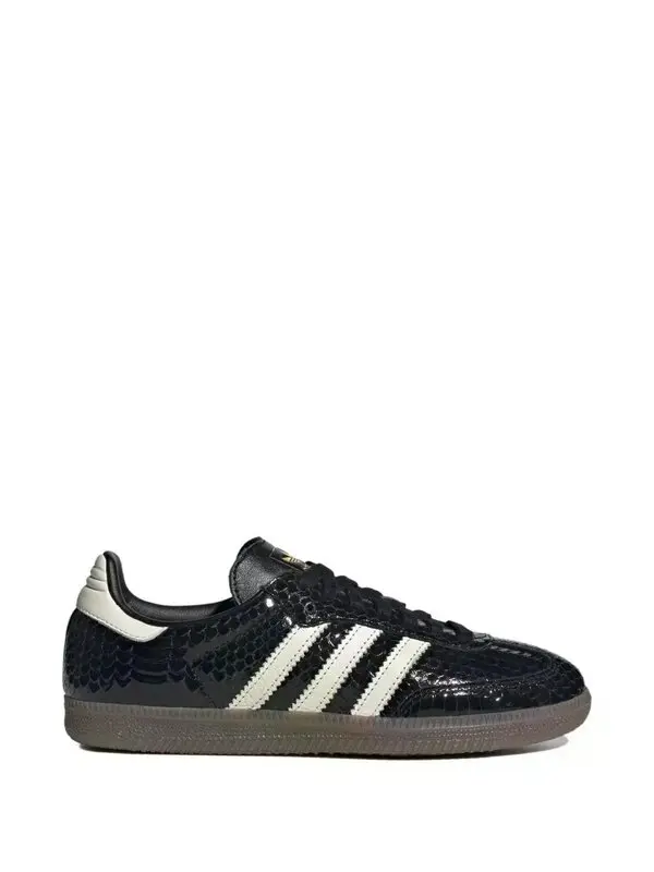 Adidas Samba Striped Sneakers - Black