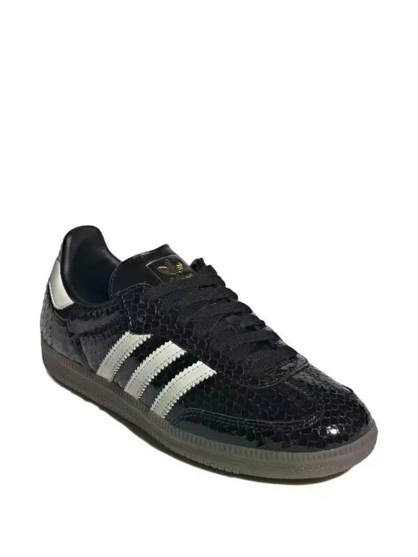 Adidas Samba Striped Sneakers - Black