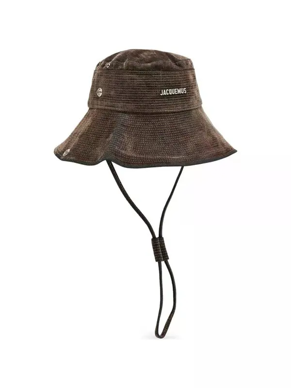 Jacquemus Cotton Bucket Hat - Green