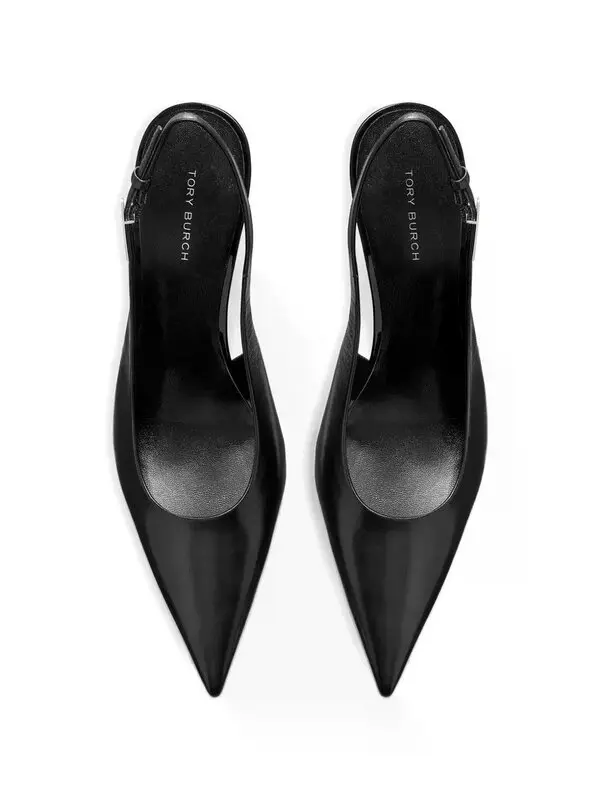Tory Burch Gigi Slingback Wedge Pumps - Black