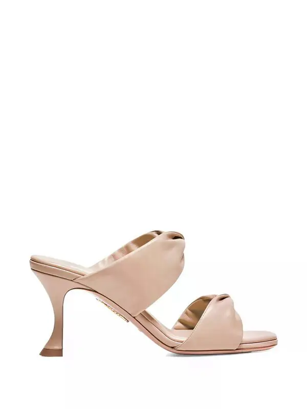 AQUAZZURA Knotted Open-toe Sandals - Neutrals