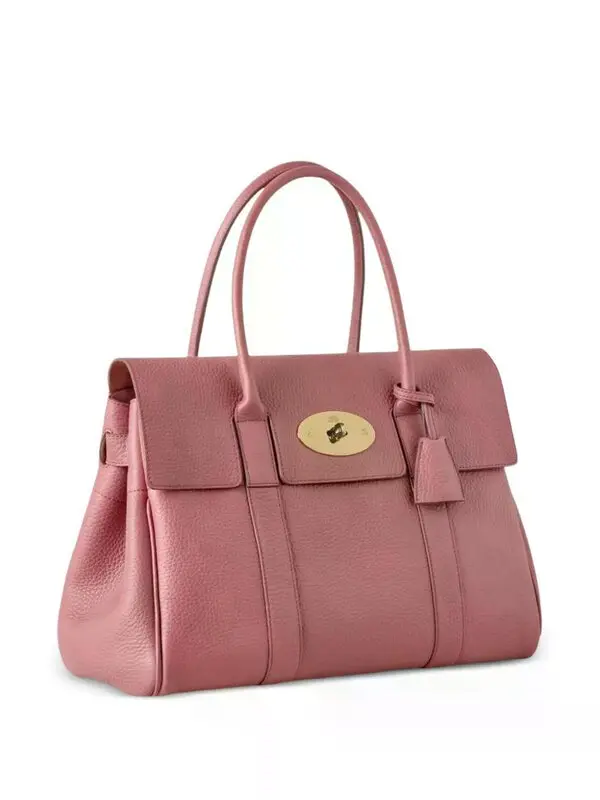 Mulberry Bayswater Grained-texture Tote - Pink
