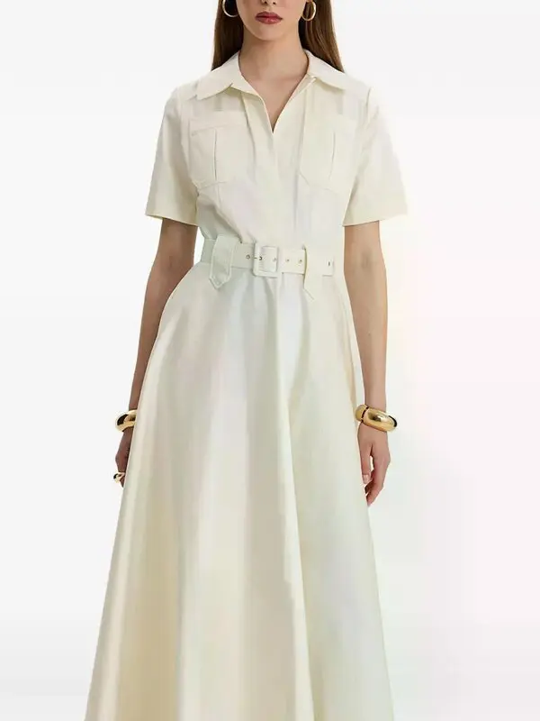 MOOS STUDIO Belted Maxi Dress