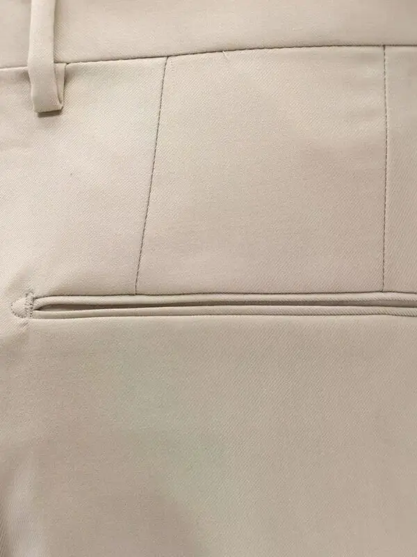 Tagliatore Welt Pockets Virgin Wool Trousers - Neutrals