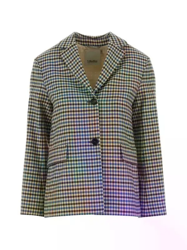 Max Mara Checked Blazer - Neutrals