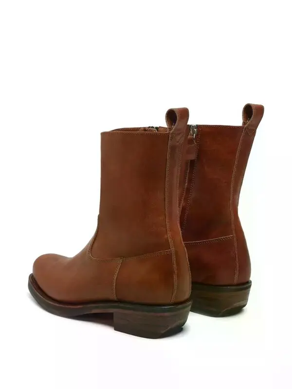 WON HUNDRED Barcelona Leather Boots