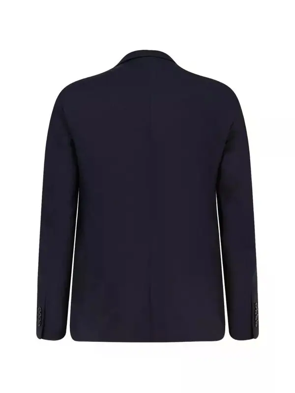 Tagliatore Double-breasted Peak Lapel Suit - Blue