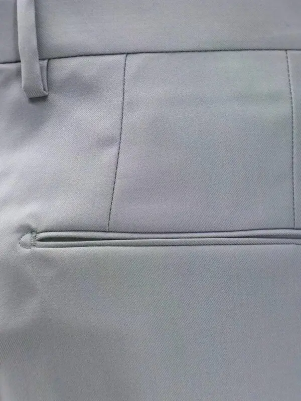 Tagliatore Belt Loops Trousers - Grey