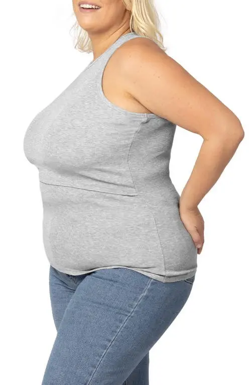 KINDRED BRAVELY Maternity Ribbed Racerback Nursing Tank