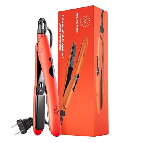 MALINA Professional Hair Straightener - Orange