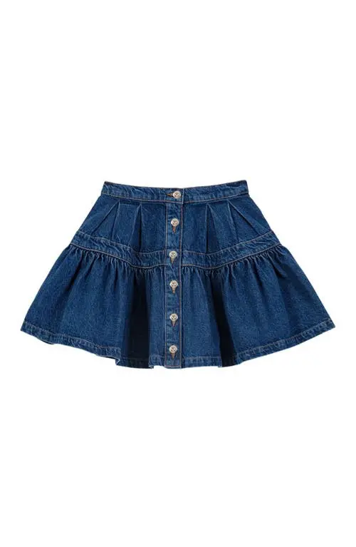 Maje Short Denim Skirt