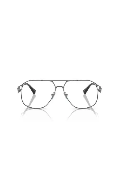 Versace 59mm Pilot Optical Glasses - Grey