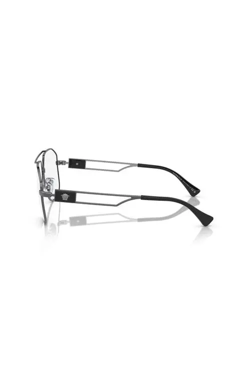 Versace 59mm Pilot Optical Glasses - Grey