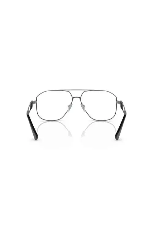 Versace 59mm Pilot Optical Glasses - Grey