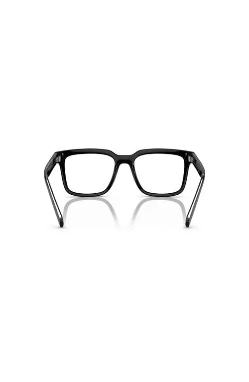 Dolce & Gabbana 52mm Square Optical Glasses - Black