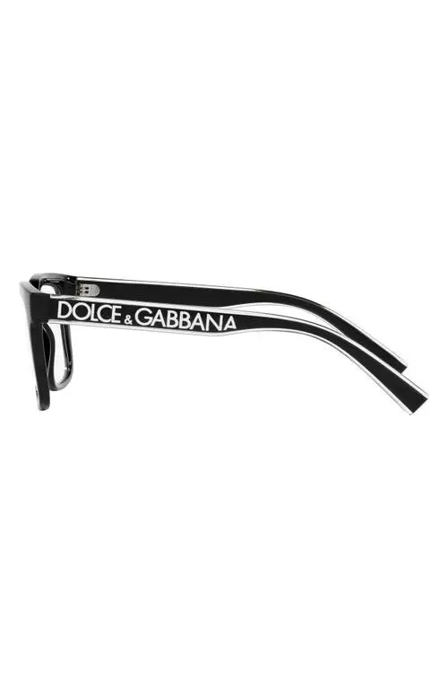 Dolce & Gabbana Square Optical Glasses - Black