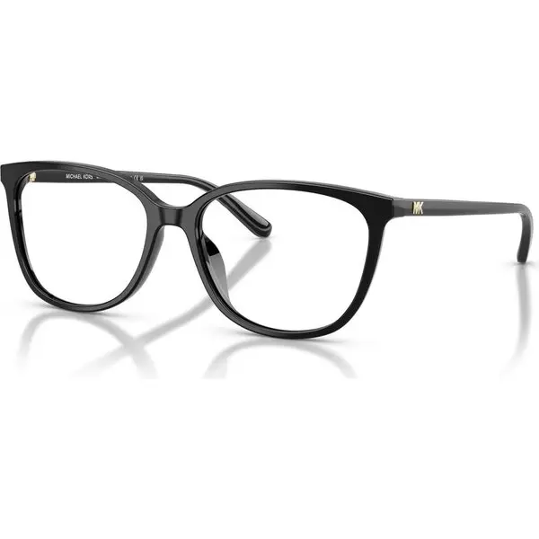 Michael Kors 55mm Full Rim Rectangle Eyeglasses - Black