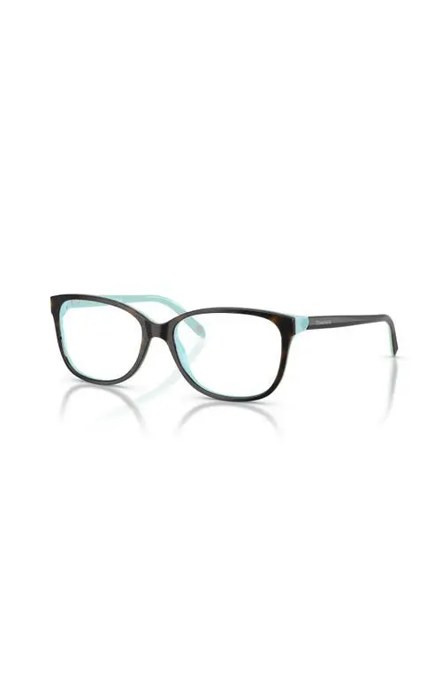 Tiffany & Co. 52mm Square Optical Glasses - Tortoise