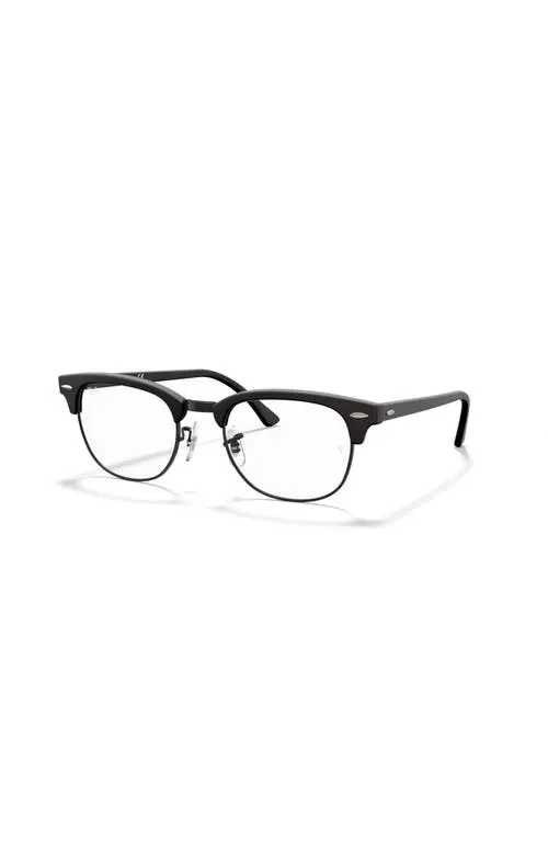 Ray-ban 49mm Square Eyeglasses - Black