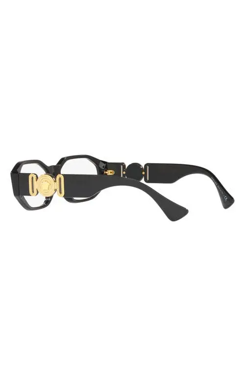 Versace Irregular Optical Glasses - Black