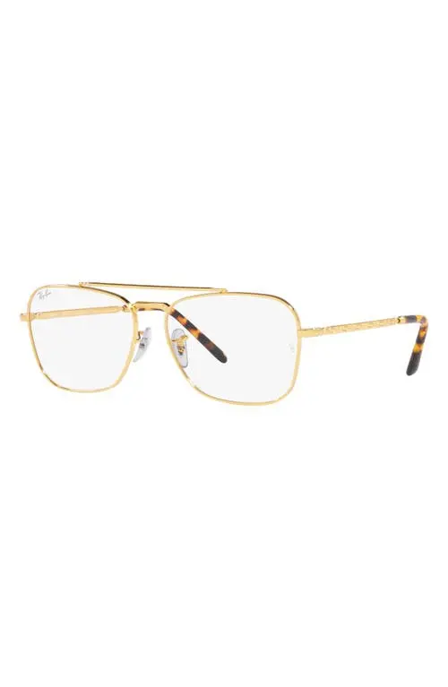 Ray-ban Caravan Square Optical Glasses - Yellow